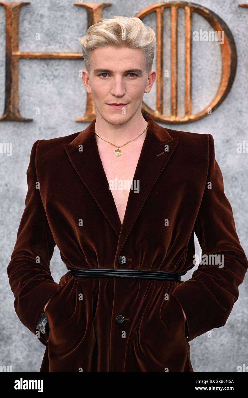 London, UK. 10th June, 2024. Ewan Mitchell attending the House Of The ...