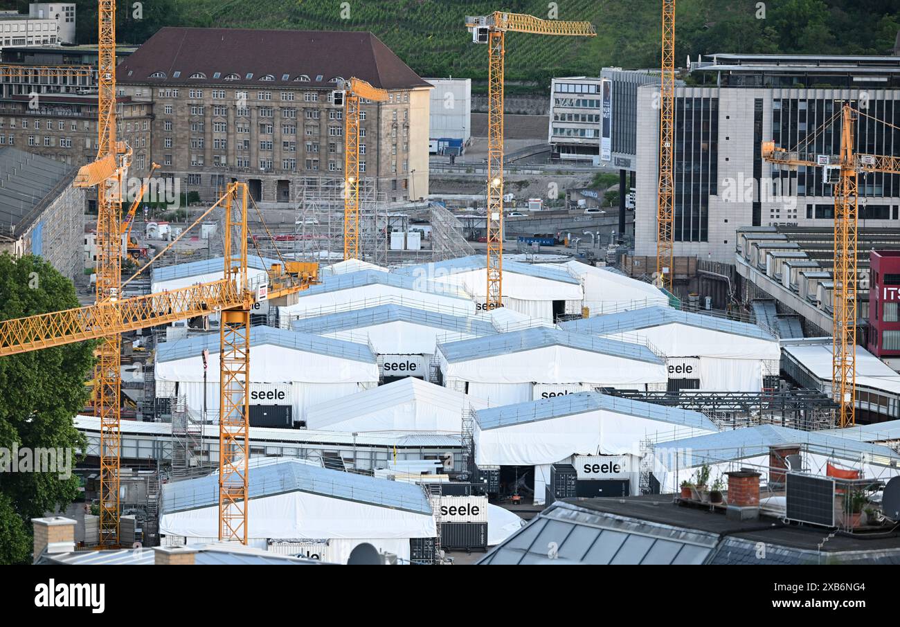 Stuttgart, Germany. 11th June, 2024. The construction site of the multi ...
