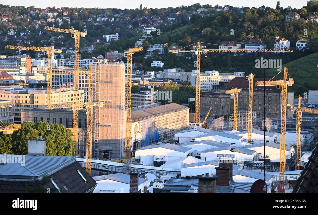 Stuttgart, Germany. 11th June, 2024. The construction site of the multi ...