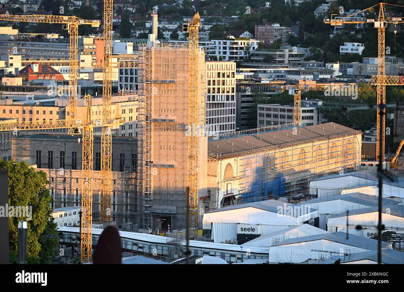 Stuttgart, Germany. 11th June, 2024. The construction site of the multi ...