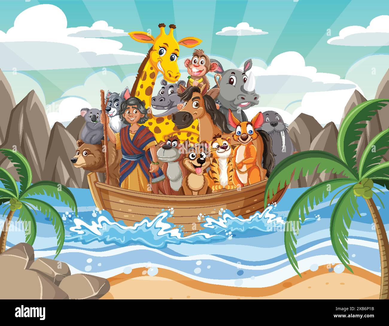 Monkey and humans Stock Vector Images - Alamy