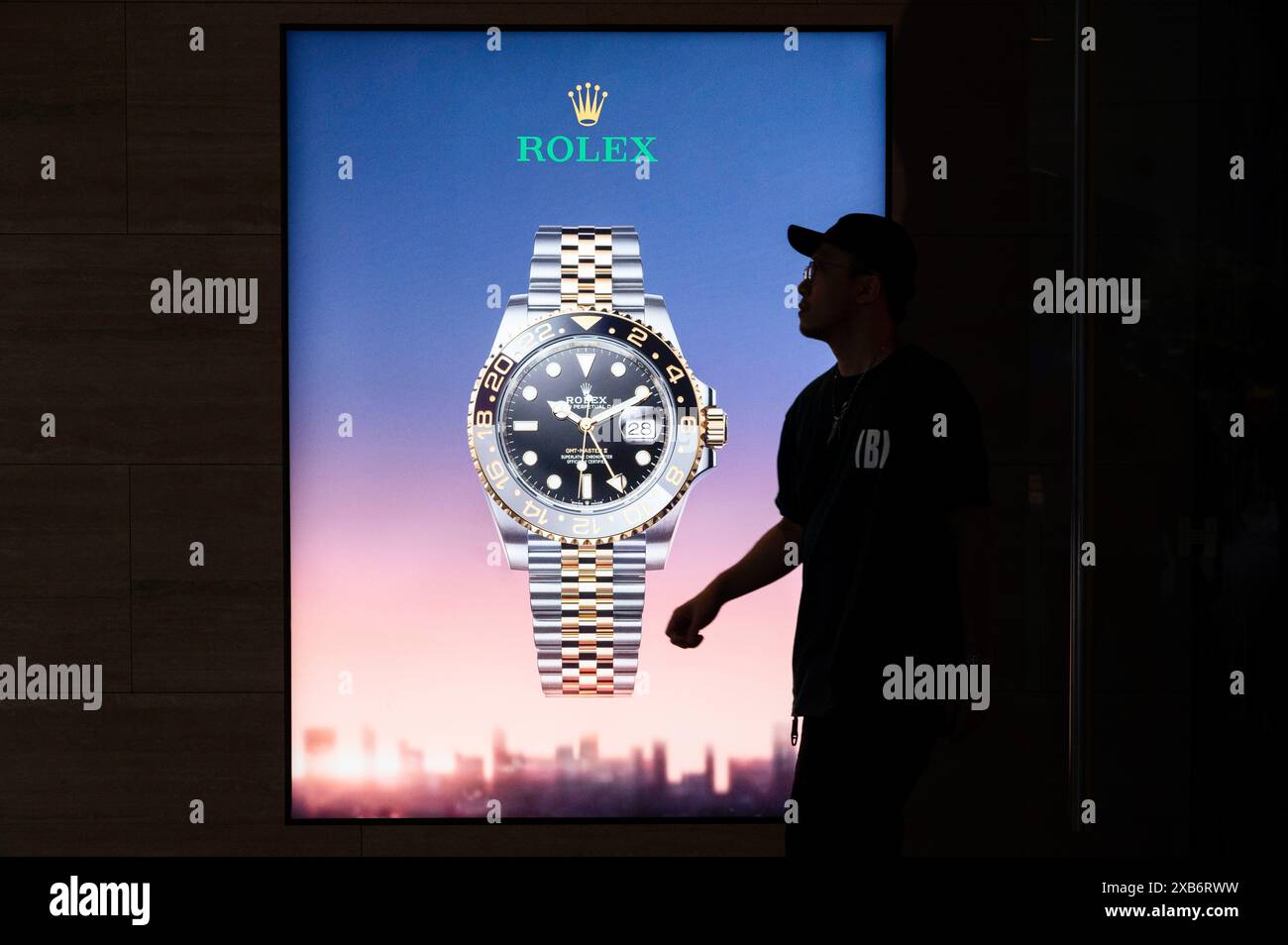 Rolex ad hi-res stock photography and images - Alamy