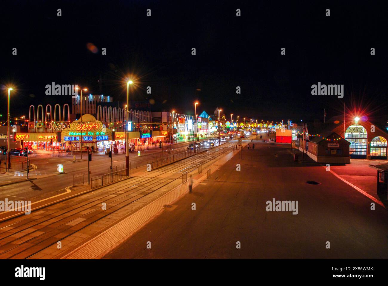 Blackpool landscape night hi-res stock photography and images - Alamy