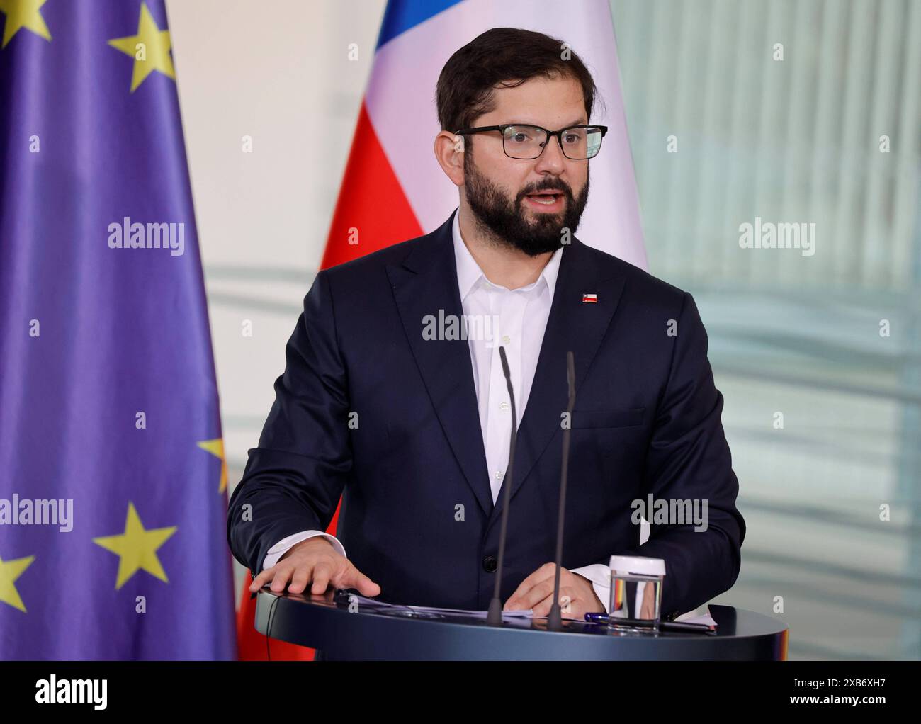 Gabriel boric font hi-res stock photography and images - Alamy