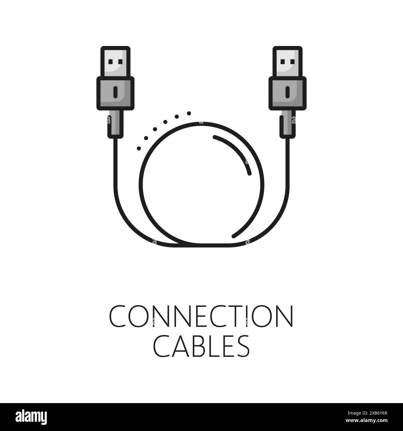 Thin cables hi-res stock photography and images - Alamy