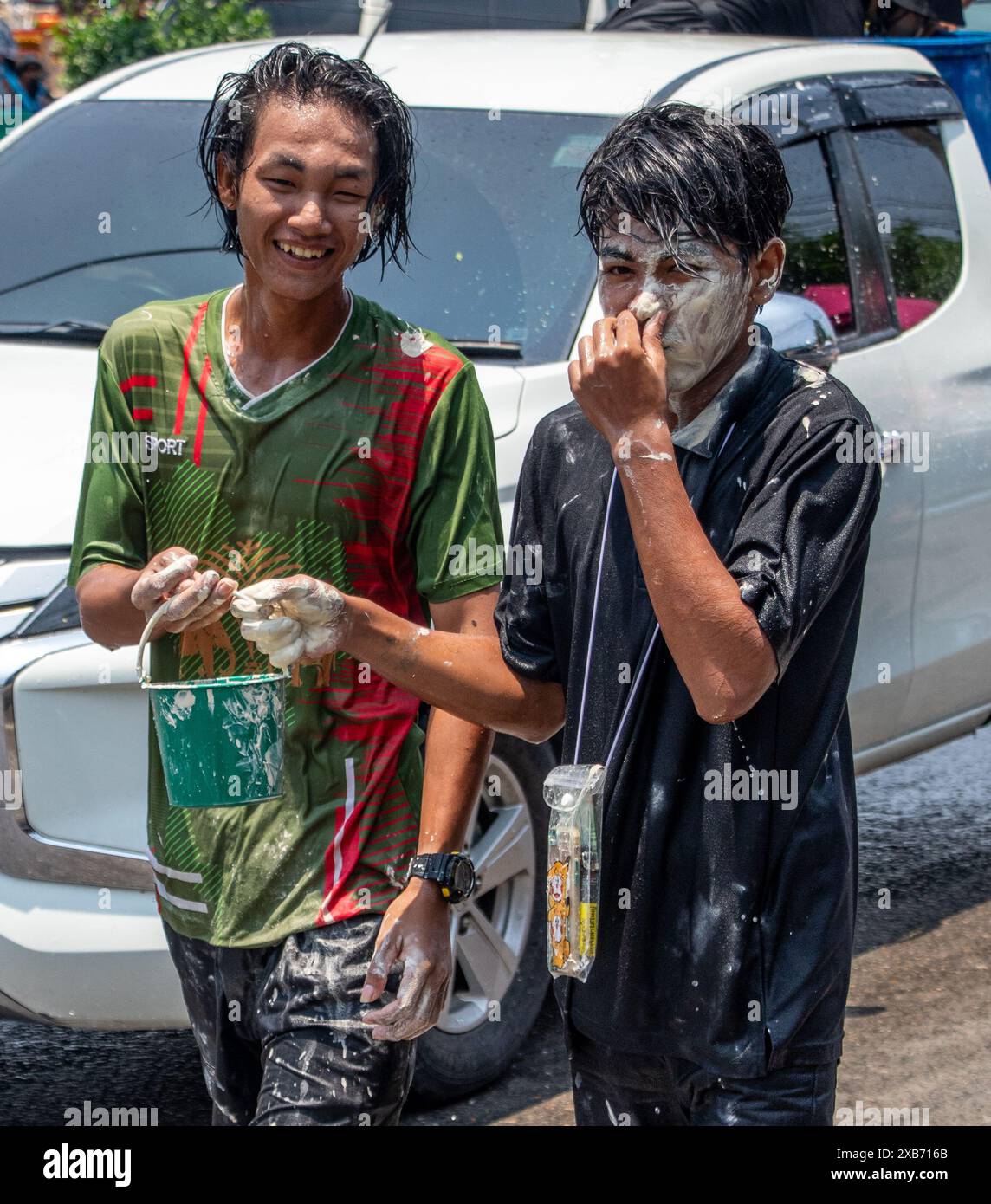 Songkran Festival Samut Sakhon Stock Photo - Alamy