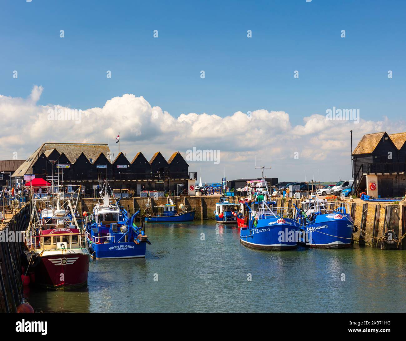 Whitstable harbour, Kent, England, UK Stock Photo - Alamy