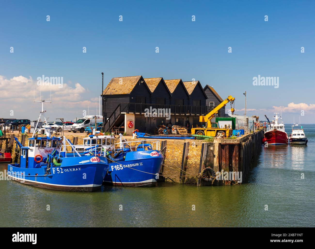 Whitstable harbour, Kent, England, UK Stock Photo - Alamy