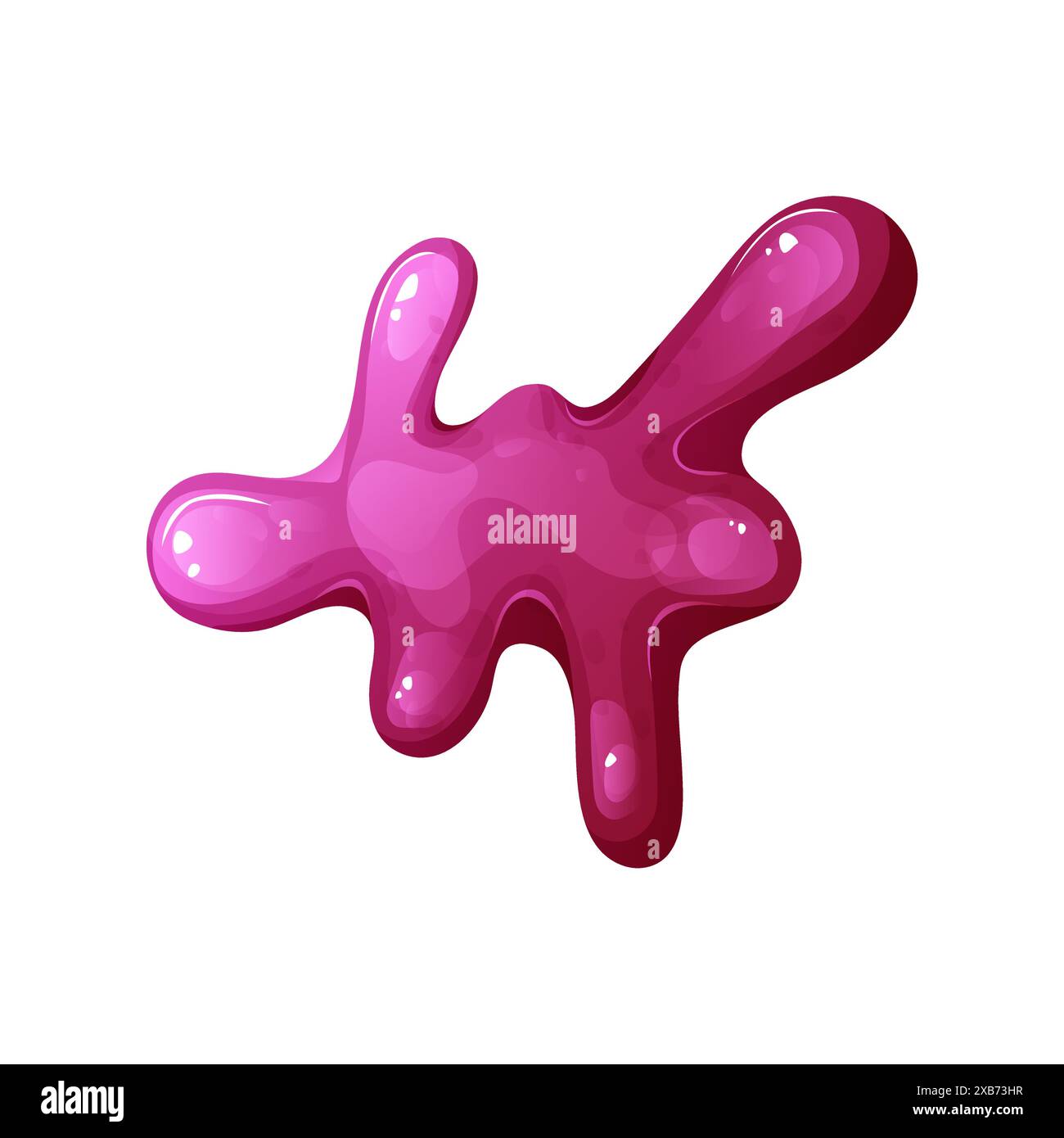 Dripping slime, splash cartoon element. Colorful spot ink shape. Jelly ...