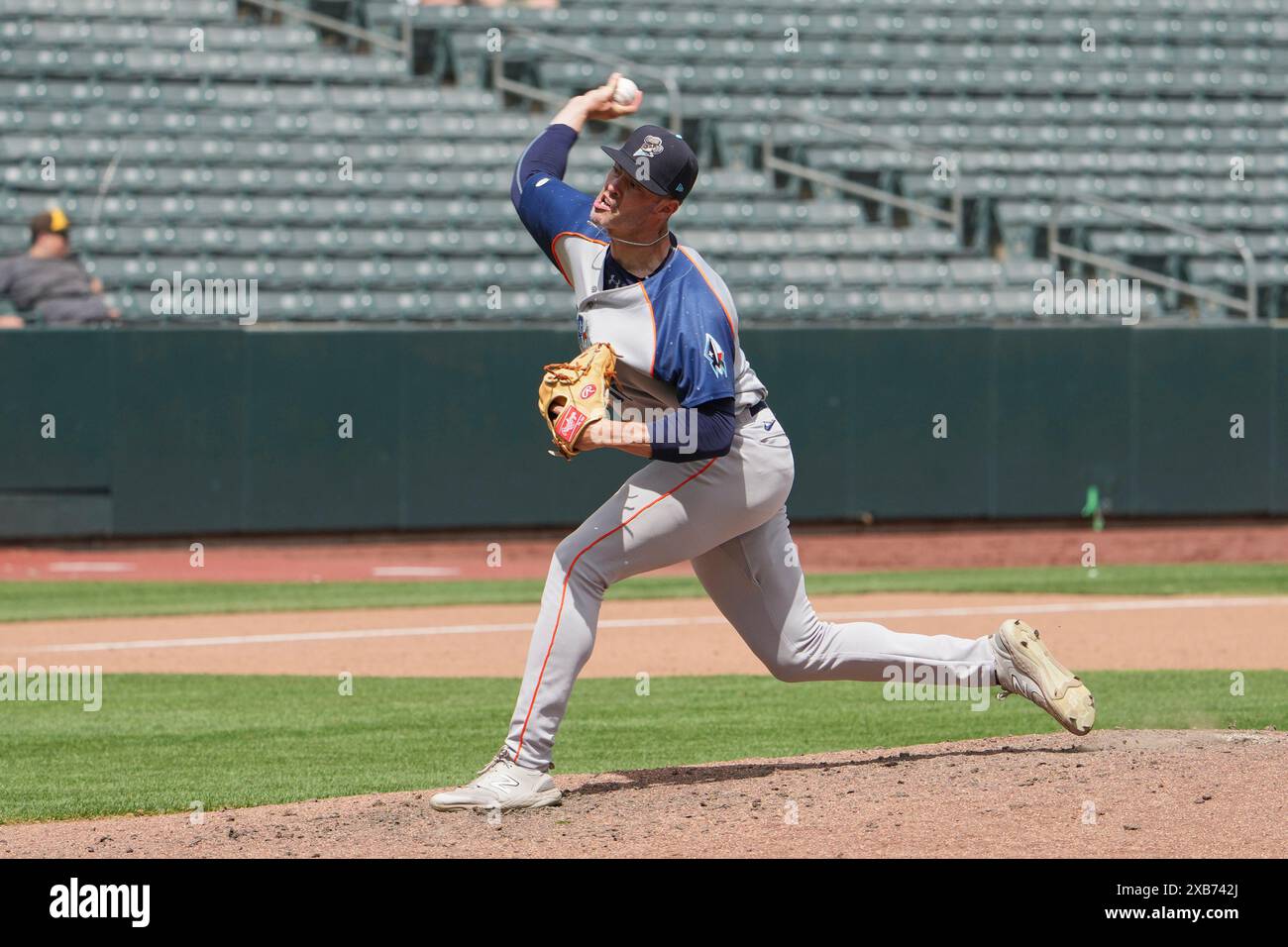 May 26 2024: Sugar Land pitcher Dylan Coleman (54) throws a pitch ...