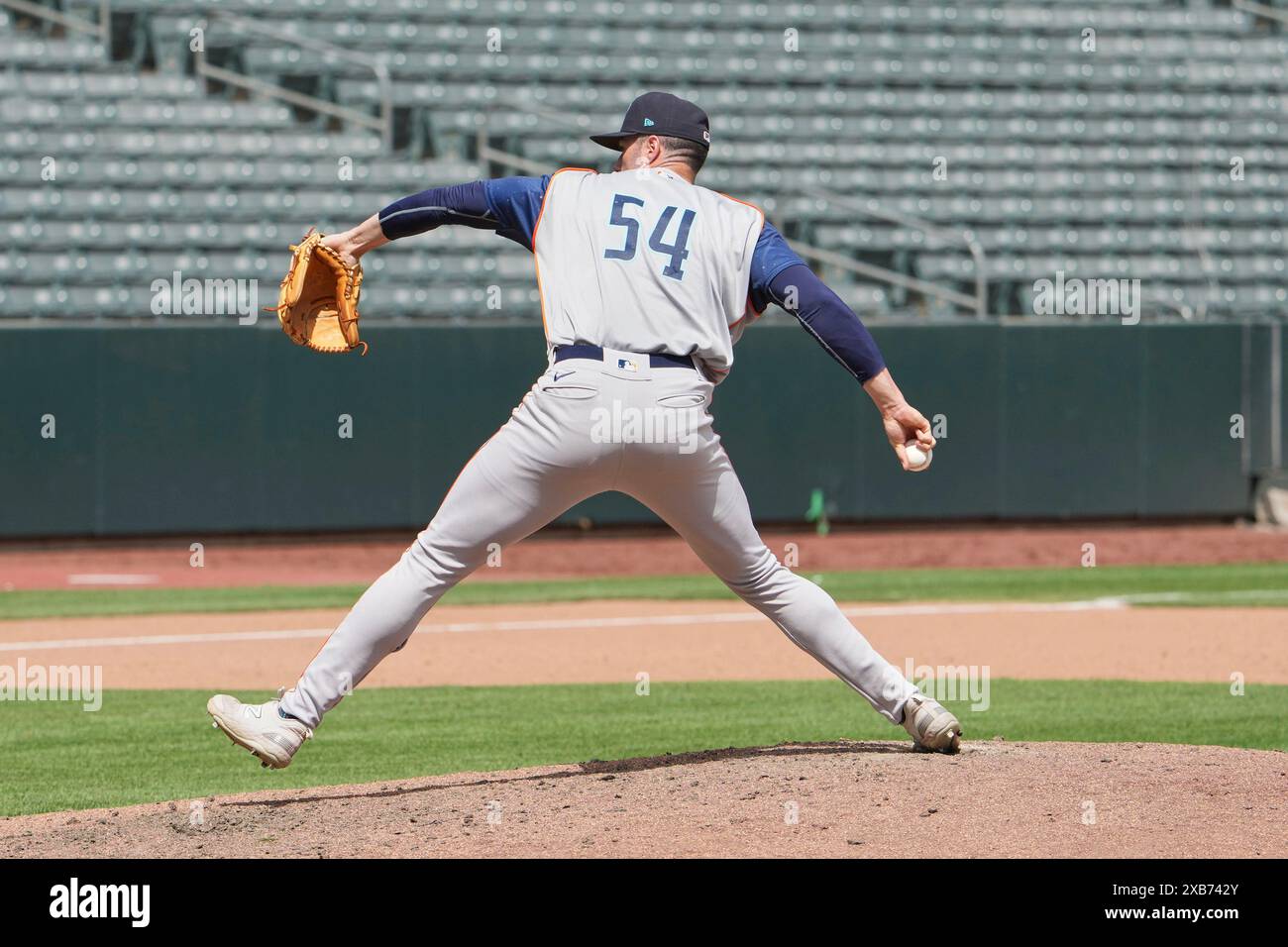 May 26 2024: Sugar Land pitcher Dylan Coleman (54) throws a pitch ...