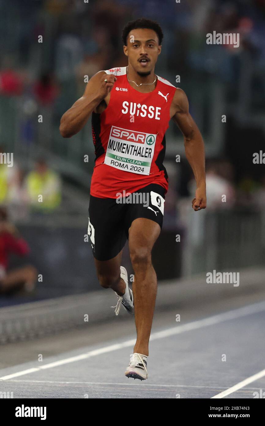 Rome, Italy 10.06.2024: Timothe MUMENTHALER os Swiss compete and win ...