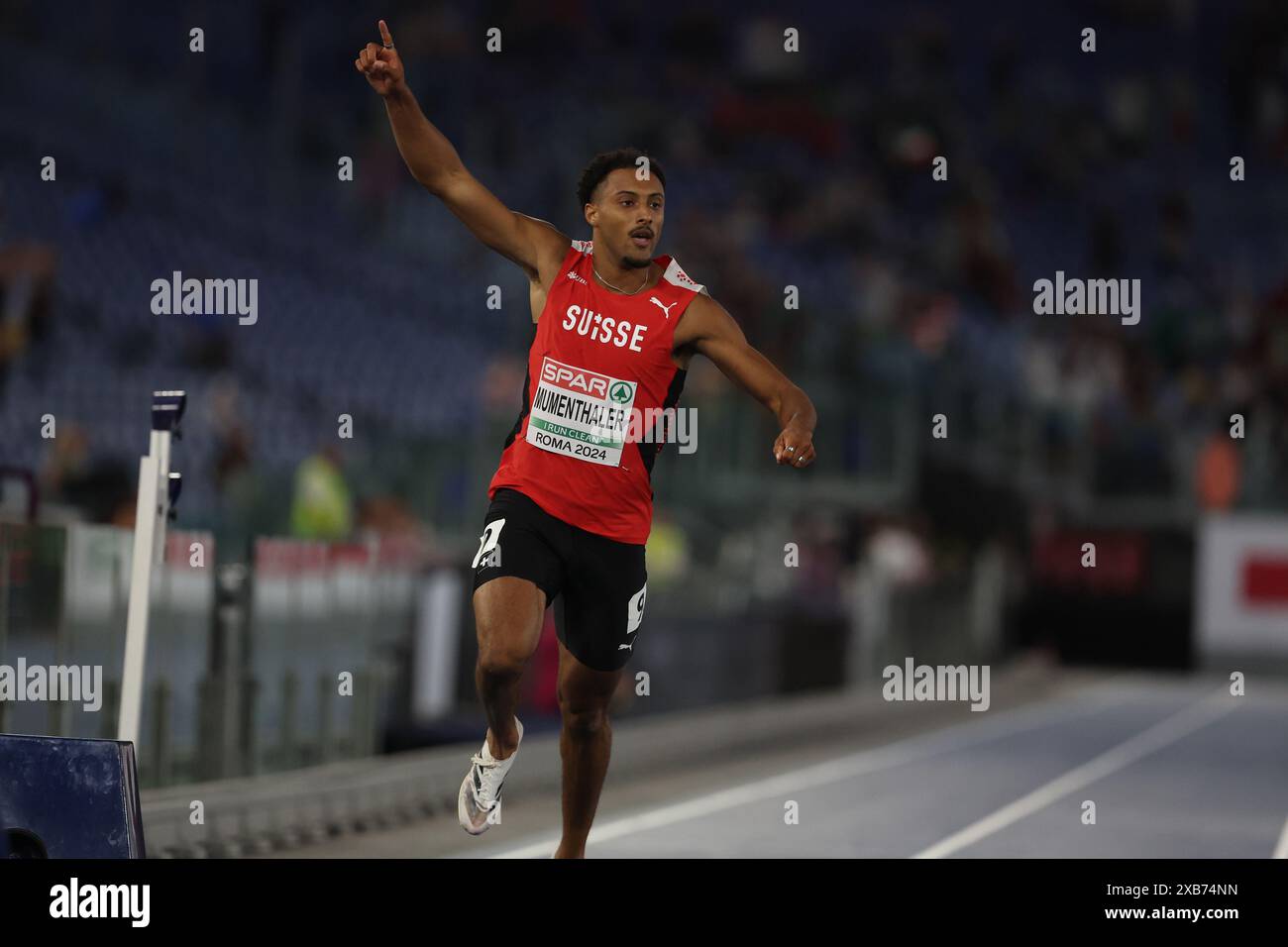 Rome, Italy 10.06.2024: Timothe MUMENTHALER os Swiss compete and win ...