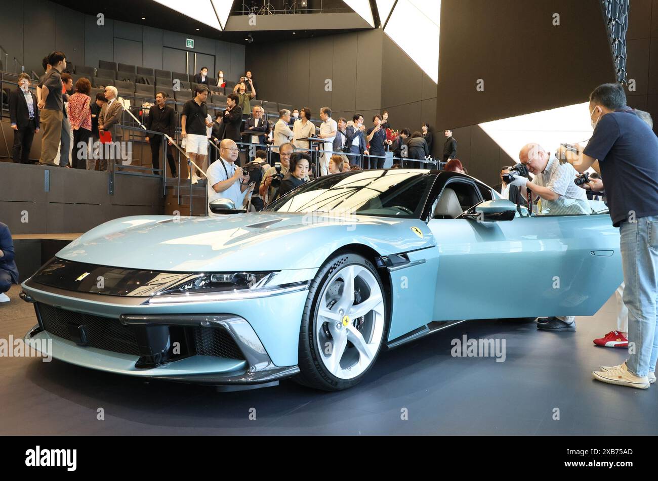 Tokyo, Japan. 11th June, 2024. Italian sports car maker Ferrari ...