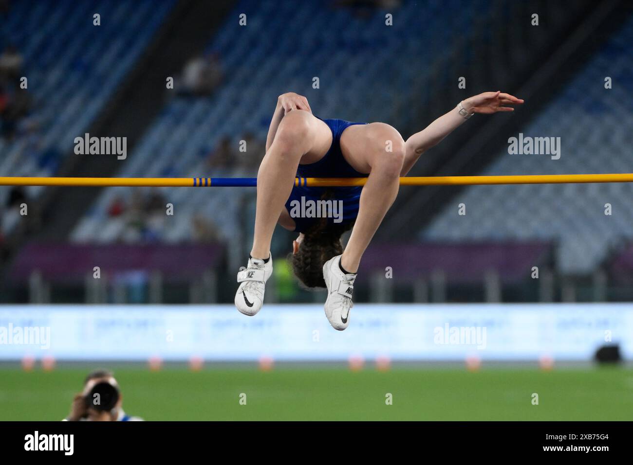 Rome, Italy. 09th June, 2024. Junnila Ella in women's high jump final during the day 3 of ...