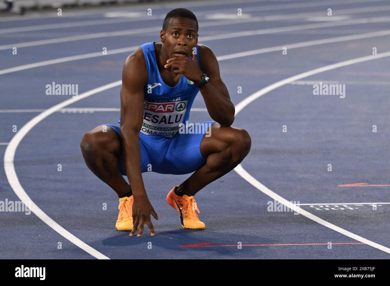 Rome, Italy. 10th June, 2024. Fausto DESALU 200m Men during European ...