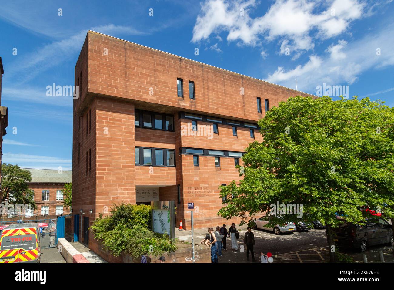 Edinburgh College of Art, Hunter Building, Edinburgh, Scotland Stock ...