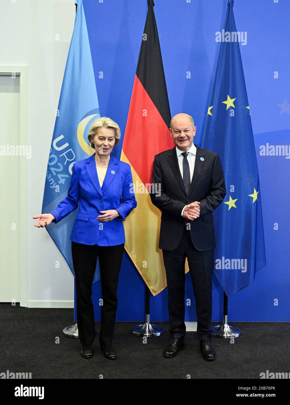 German Chancellor Olaf Scholz and European Commission President Ursula ...