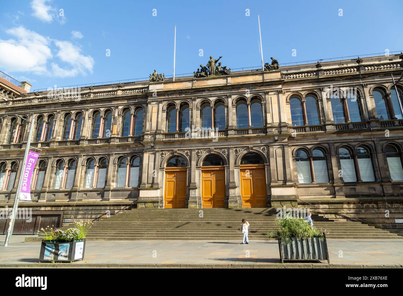 The National Museum of Scotland on Chambers street Edinburgh Stock ...
