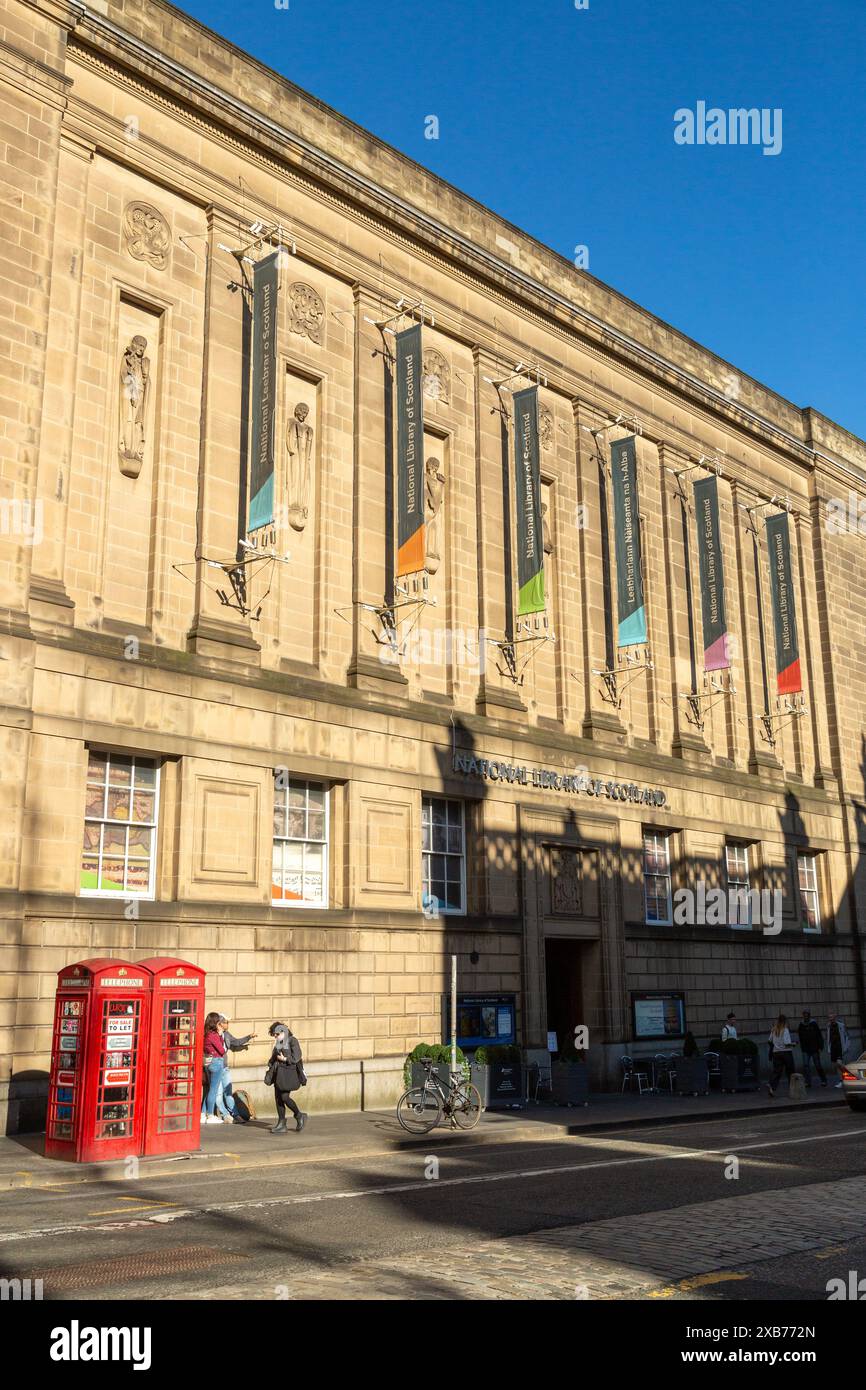 National Library of Scotland on George IV Bridge, Edinburgh, Scotland ...