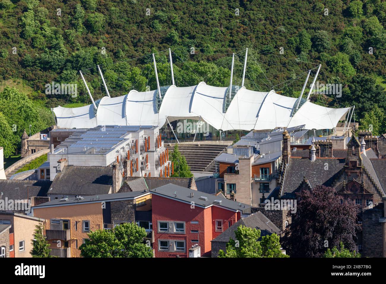 Our Dynamic Earth Science Centre, Holyrood Park, Edinburgh Stock Photo ...