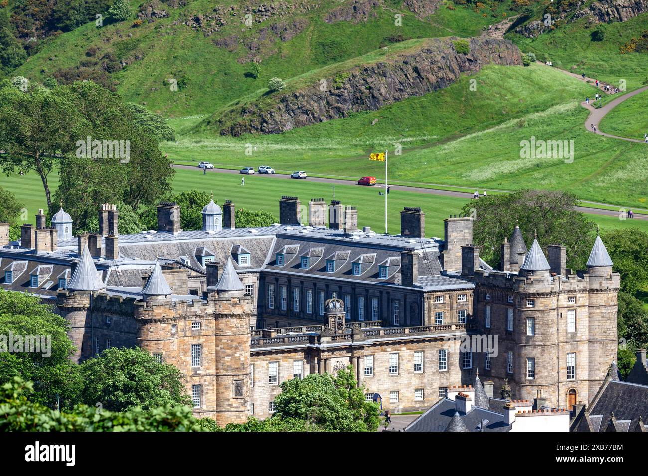 The Palace of Holyroodhouse commonly referred to as Holyrood Palace or ...