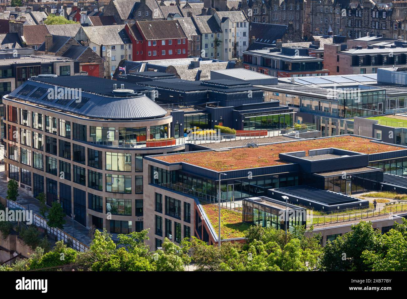 The roof garden of the Queen Elizabeth House, UK Government Hub in ...
