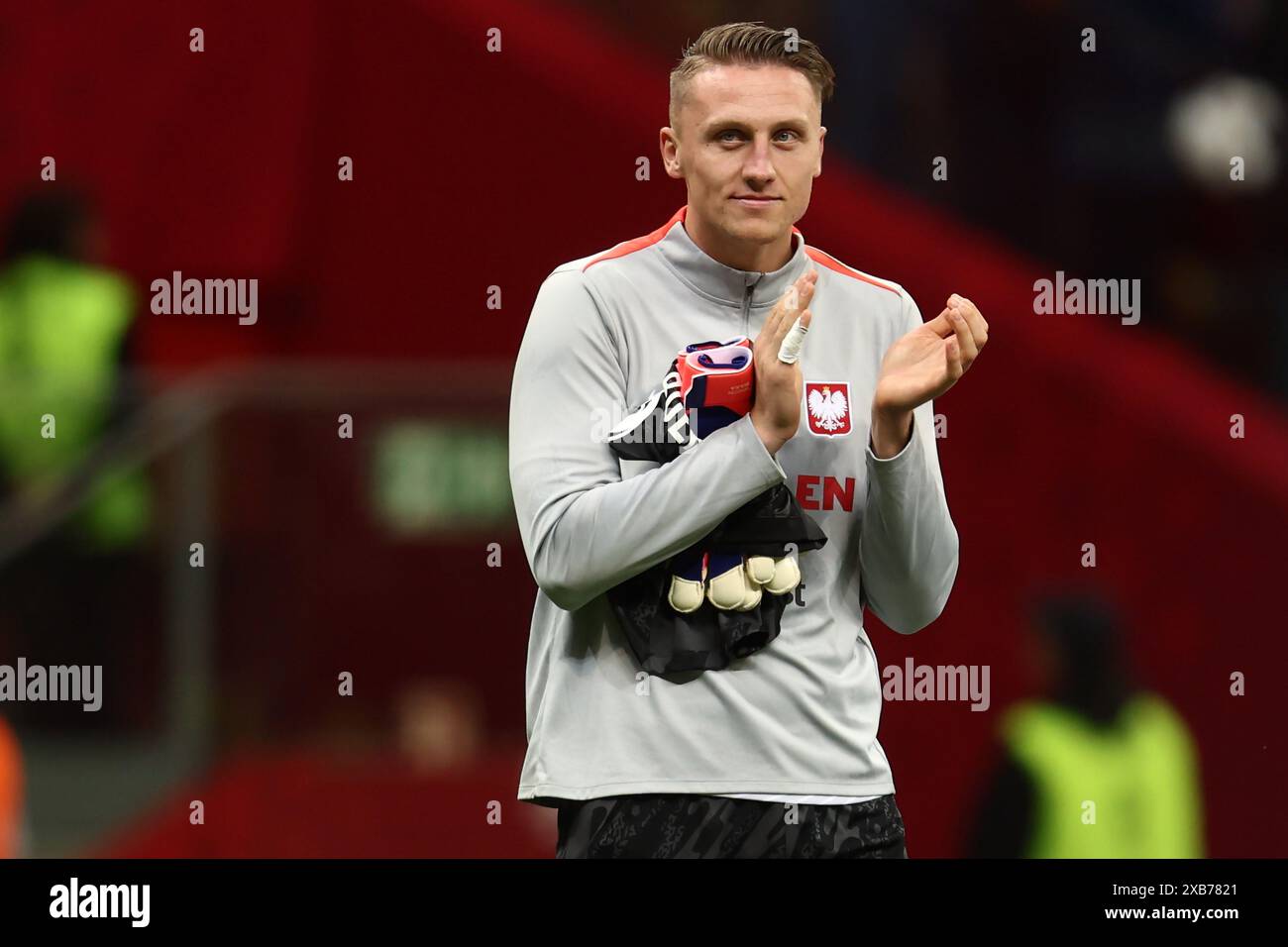 Marcin Bulka of Poland during the International Friendly football match ...