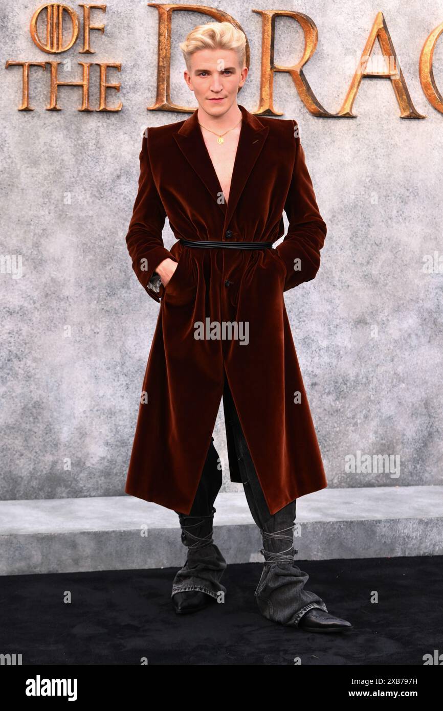 London, UK. 10 June 2024. Ewan Mitchell attending the UK premiere of ...