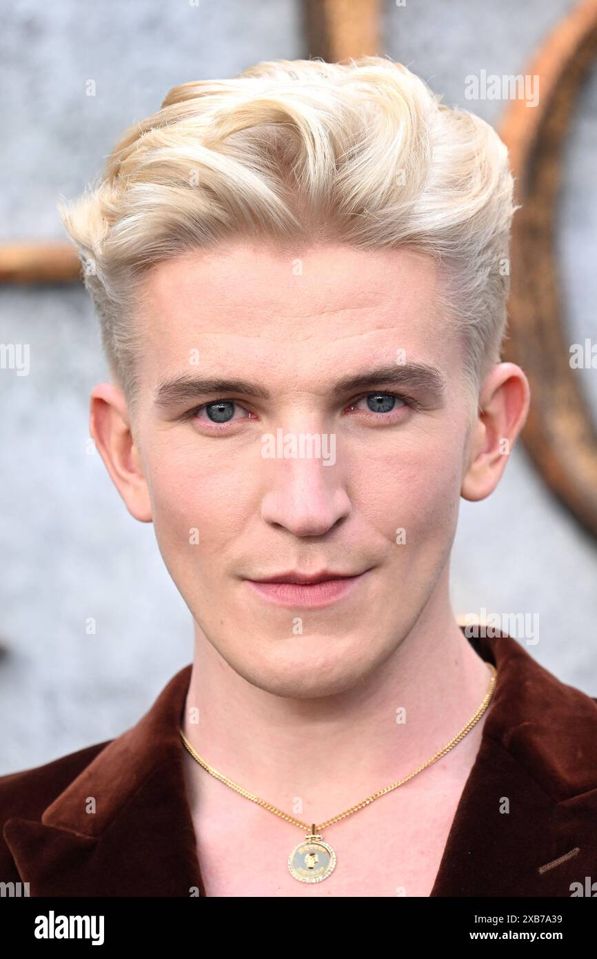 London, UK. 10 June 2024. Ewan Mitchell attending the UK premiere of ...