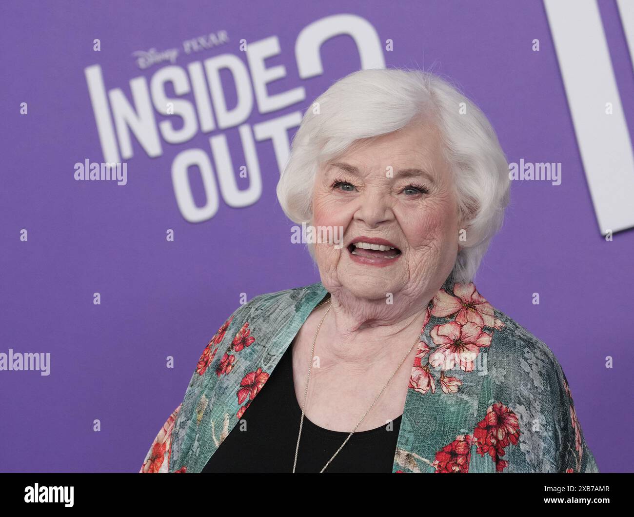 June Squibb arrives at the Disney And Pixar's INSIDE OUT 2 World ...