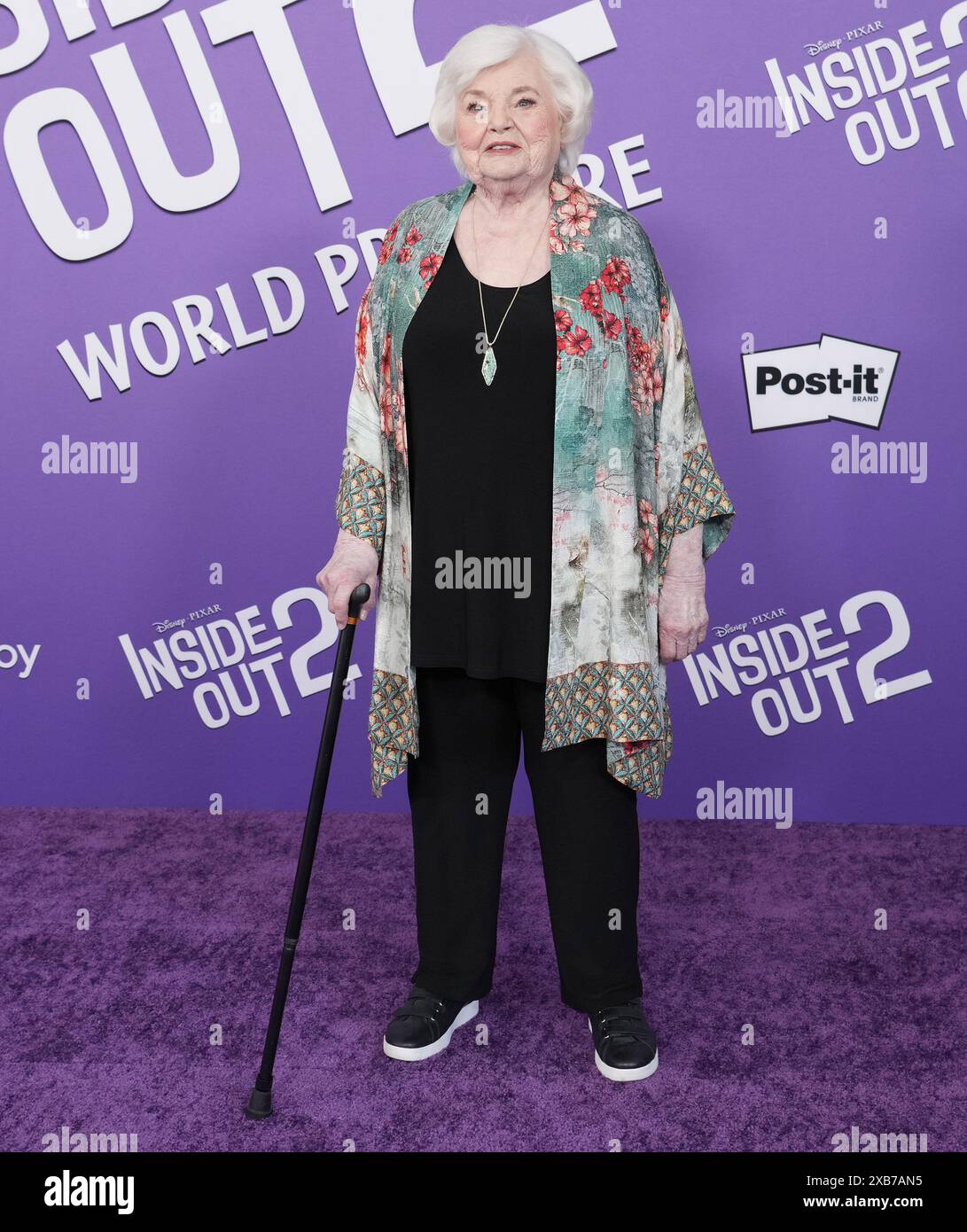 June Squibb arrives at the Disney And Pixar's INSIDE OUT 2 World ...