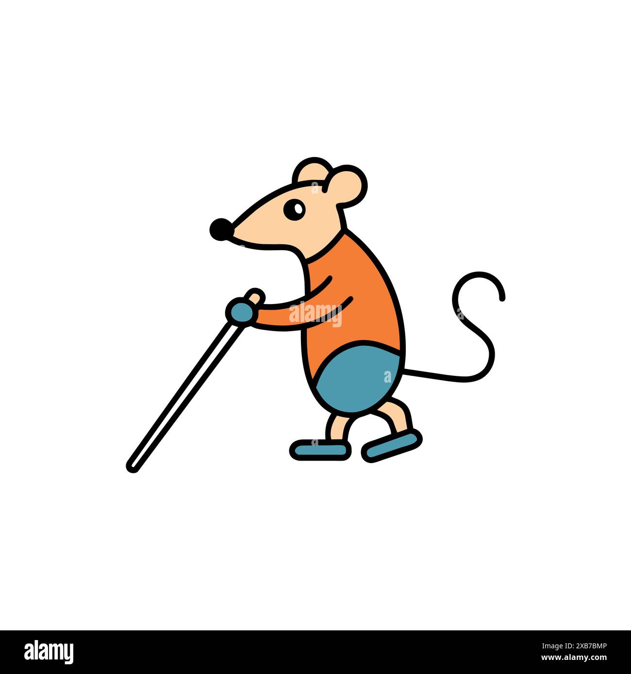 Cane Rat play icon vector illustration. AI generated image. Clipart ...