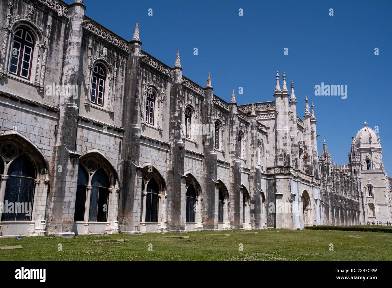 Exterior view of the Hieronymites monastery (in Portuguese: Mosteiro ...