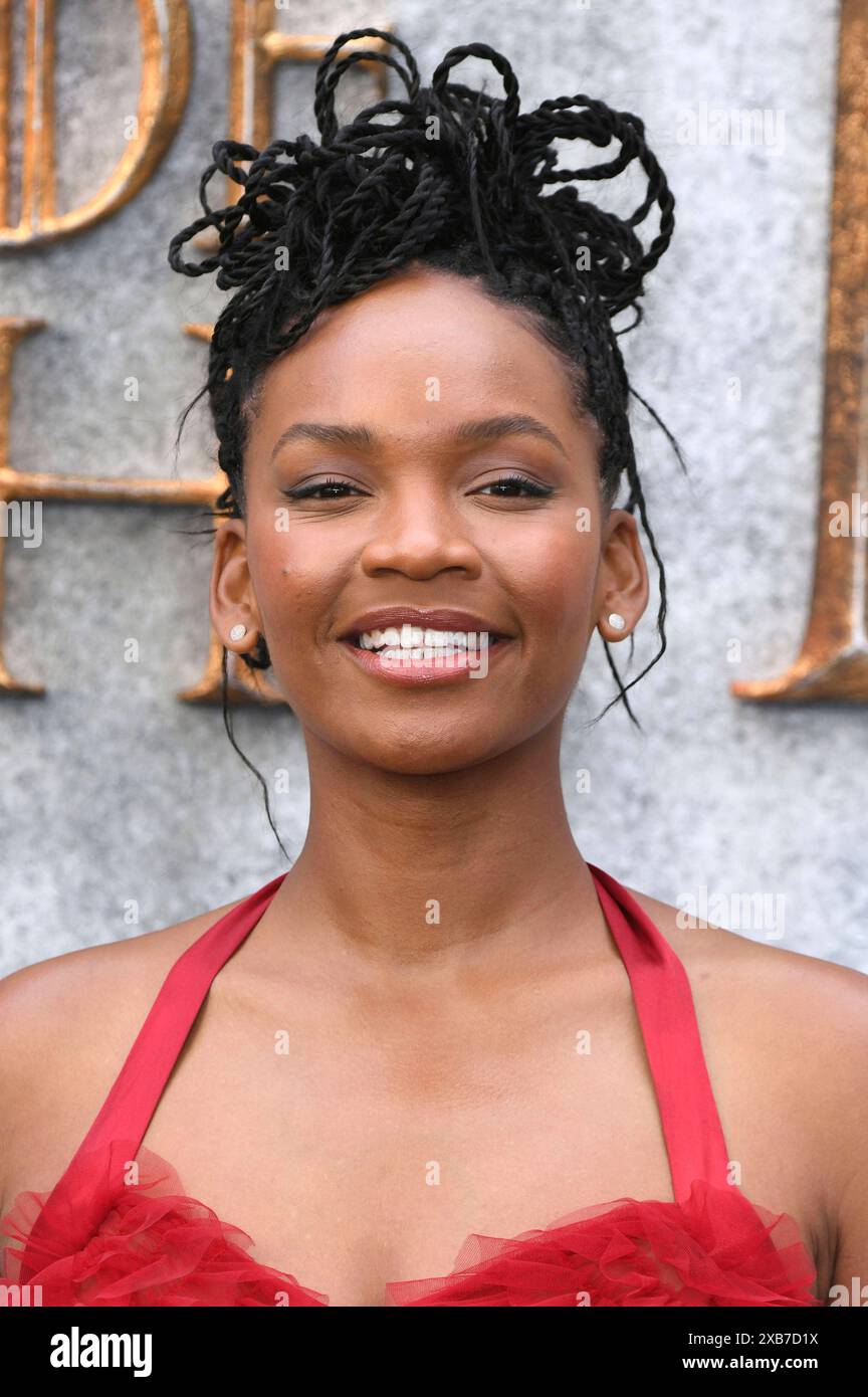 Bethany Antonia bei der Premiere der 2. Staffel der Sky Now Serie House of the Dragon im Odeon ...