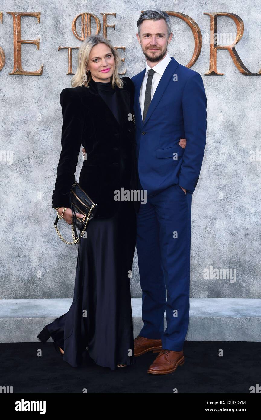 Kat Hebden und David Hancock bei der Premiere der 2. Staffel der Sky ...