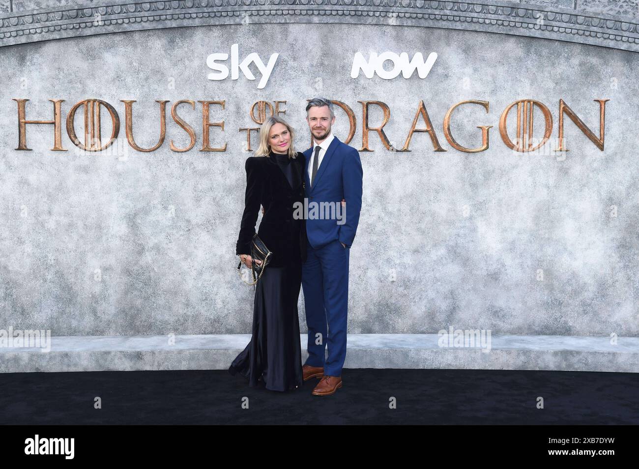 Kat Hebden und David Hancock bei der Premiere der 2. Staffel der Sky Now Serie House of the ...