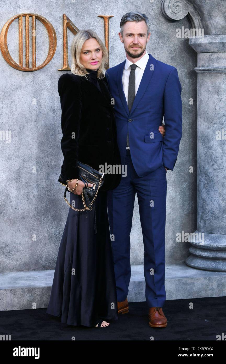 Kat Hebden und David Hancock bei der Premiere der 2. Staffel der Sky ...