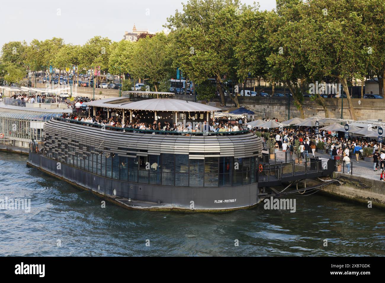 Paris, France. 6th June, 2024. Restaurant Le Flow in Paris, France ...