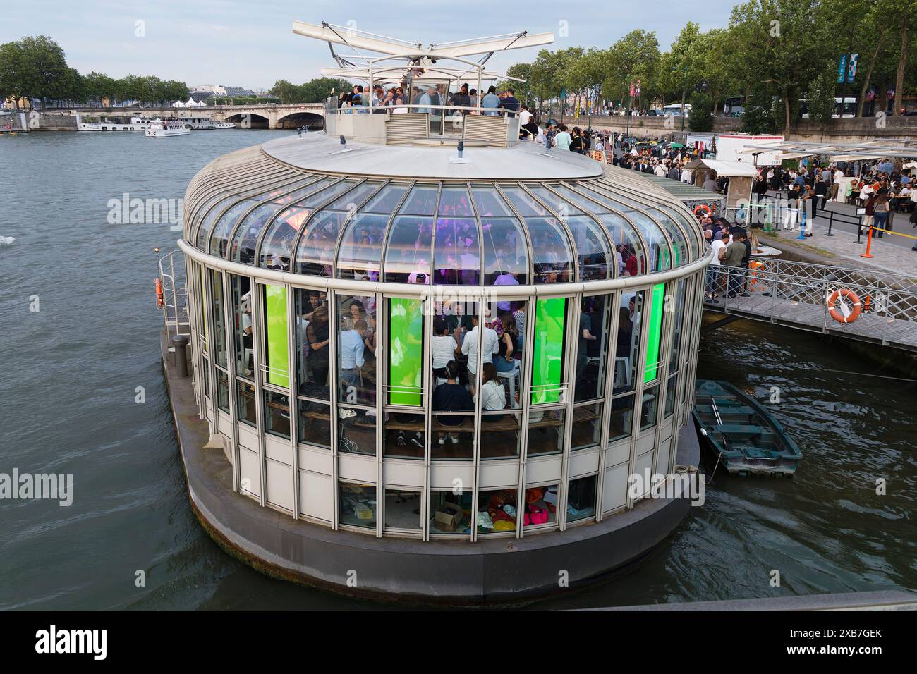Paris, France. 6th June, 2024. Restaurant Le Flow in Paris, France ...