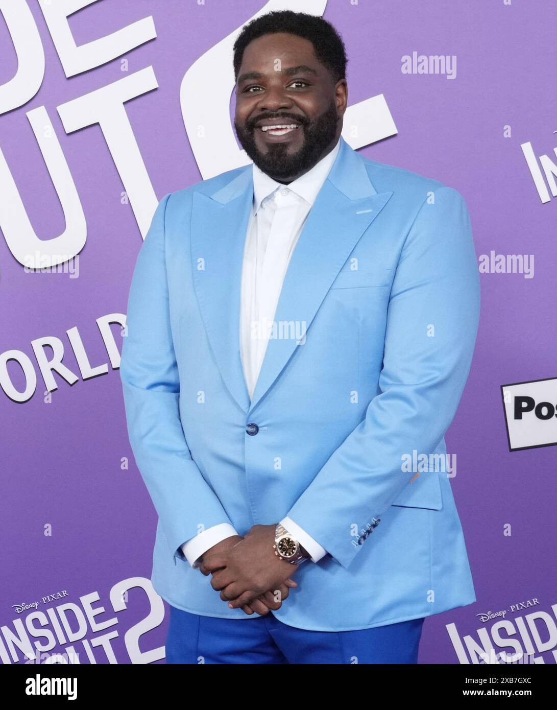 Ron Funches arrives at the Disney And Pixar's INSIDE OUT 2 World ...