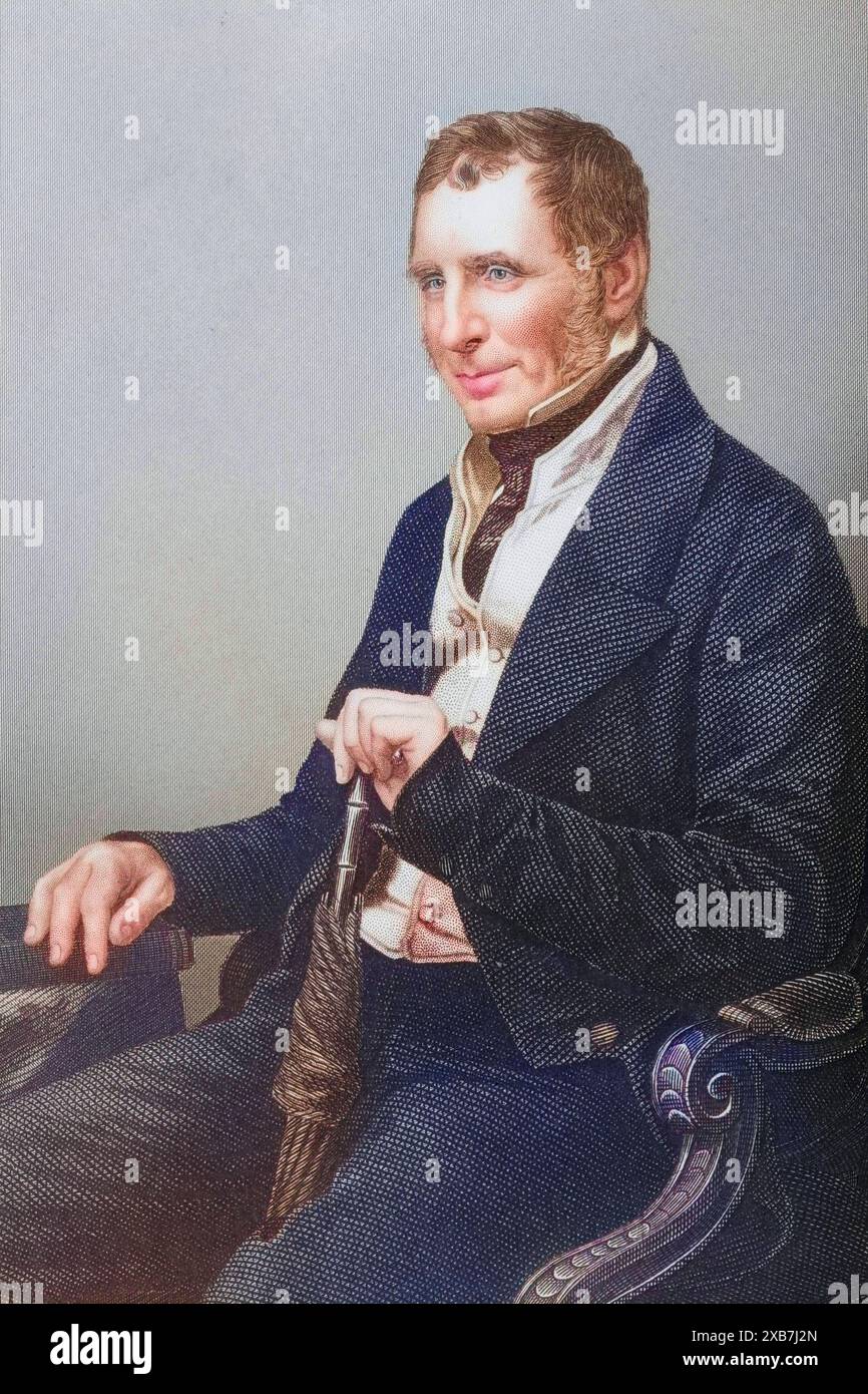 Joseph Warner Henley, 1793-1884. Britischer konservativer Politiker ...