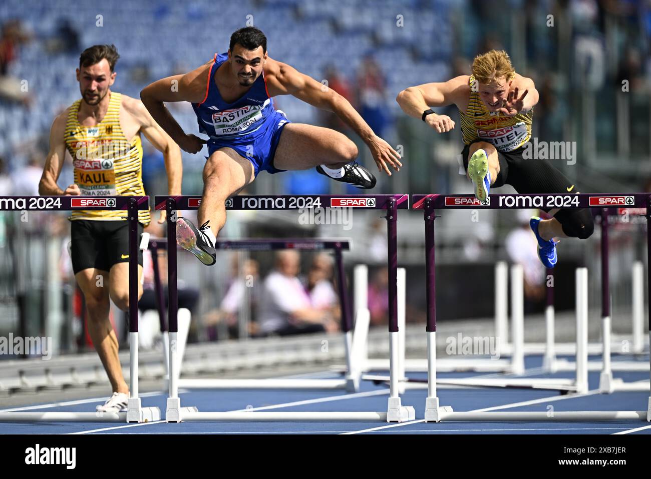 Rome, Italy. 11th June, 2024. French Teo Bastien pictured in action ...