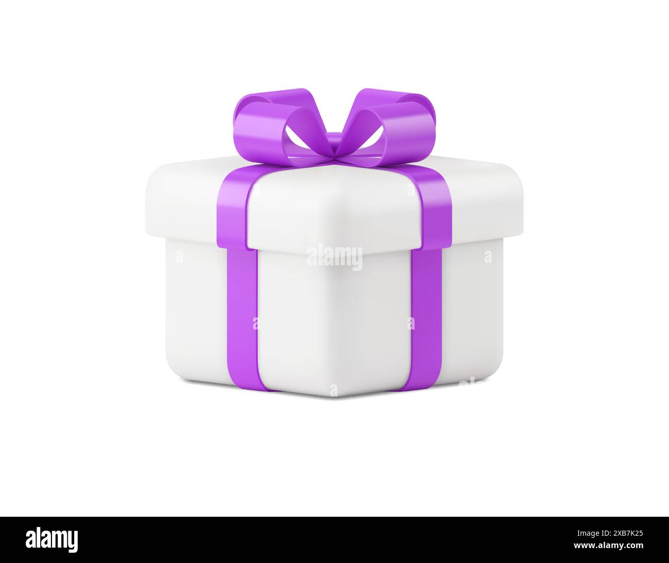 Purple ribbon icon cartoon Stock Vector Images - Alamy