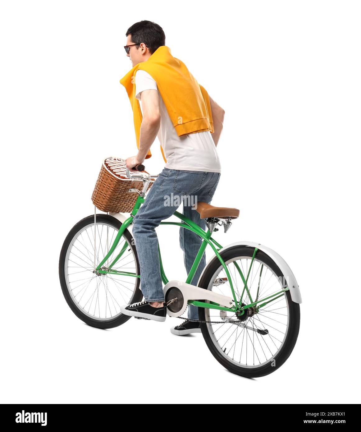 Biker riding on back wheel hi-res stock photography and images - Alamy