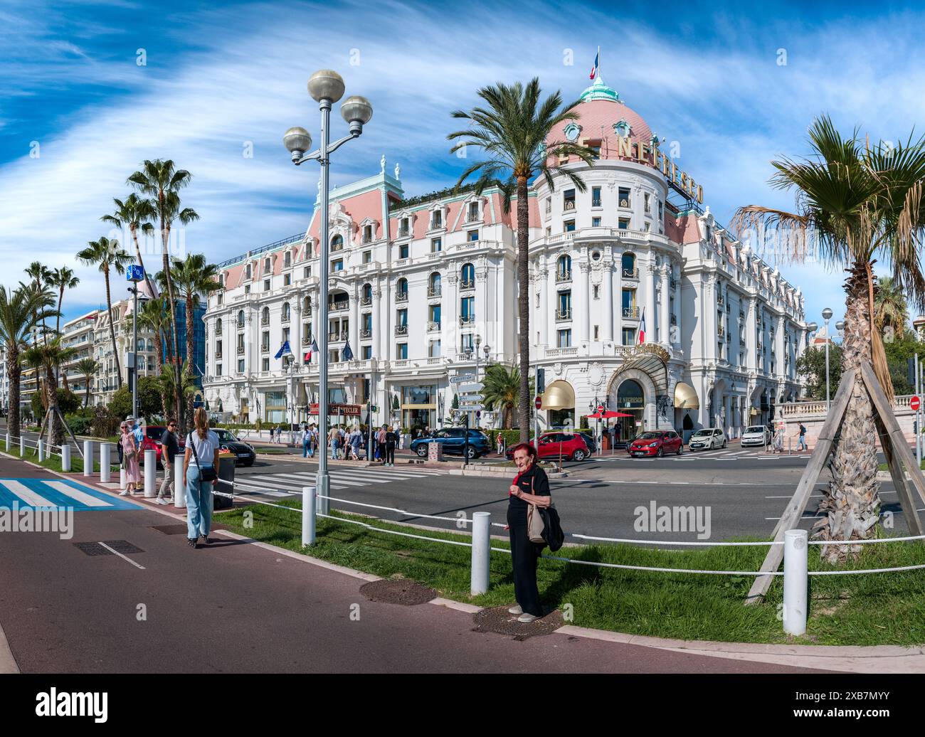 Hotel Le Negresco a site of the restaurant Le Chantecler, located on ...