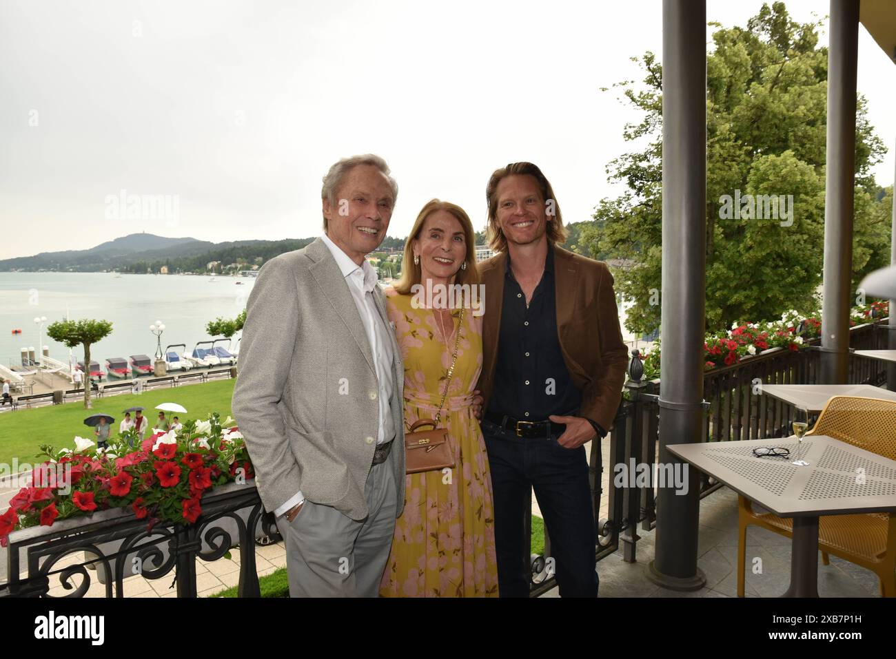 Familie Kraus, Peter Kraus, Gattin Ingrid, Sohn Mike, 60 Jahre Lisa Film, 2024, Velden , Schloß ...