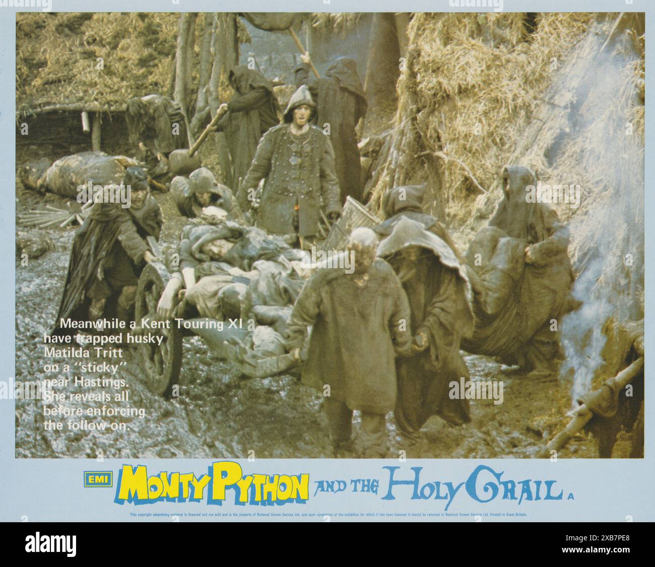 Monty Python and the Holy Grail (EMI, 1975). British Lobby Card Stock ...