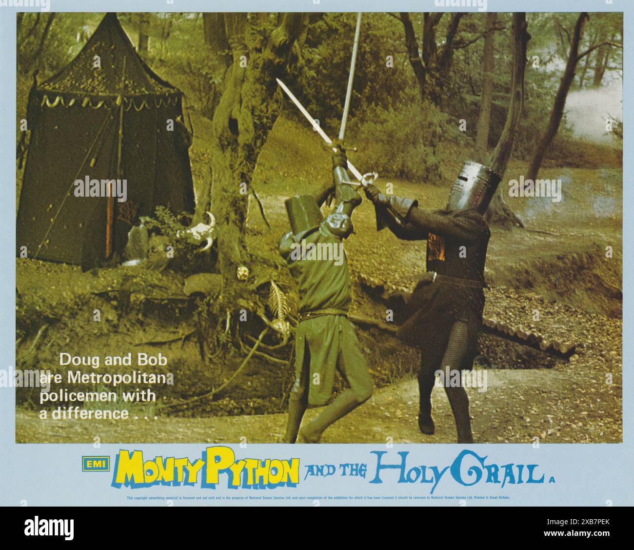 Monty Python and the Holy Grail (EMI, 1975). British Lobby Card Stock ...