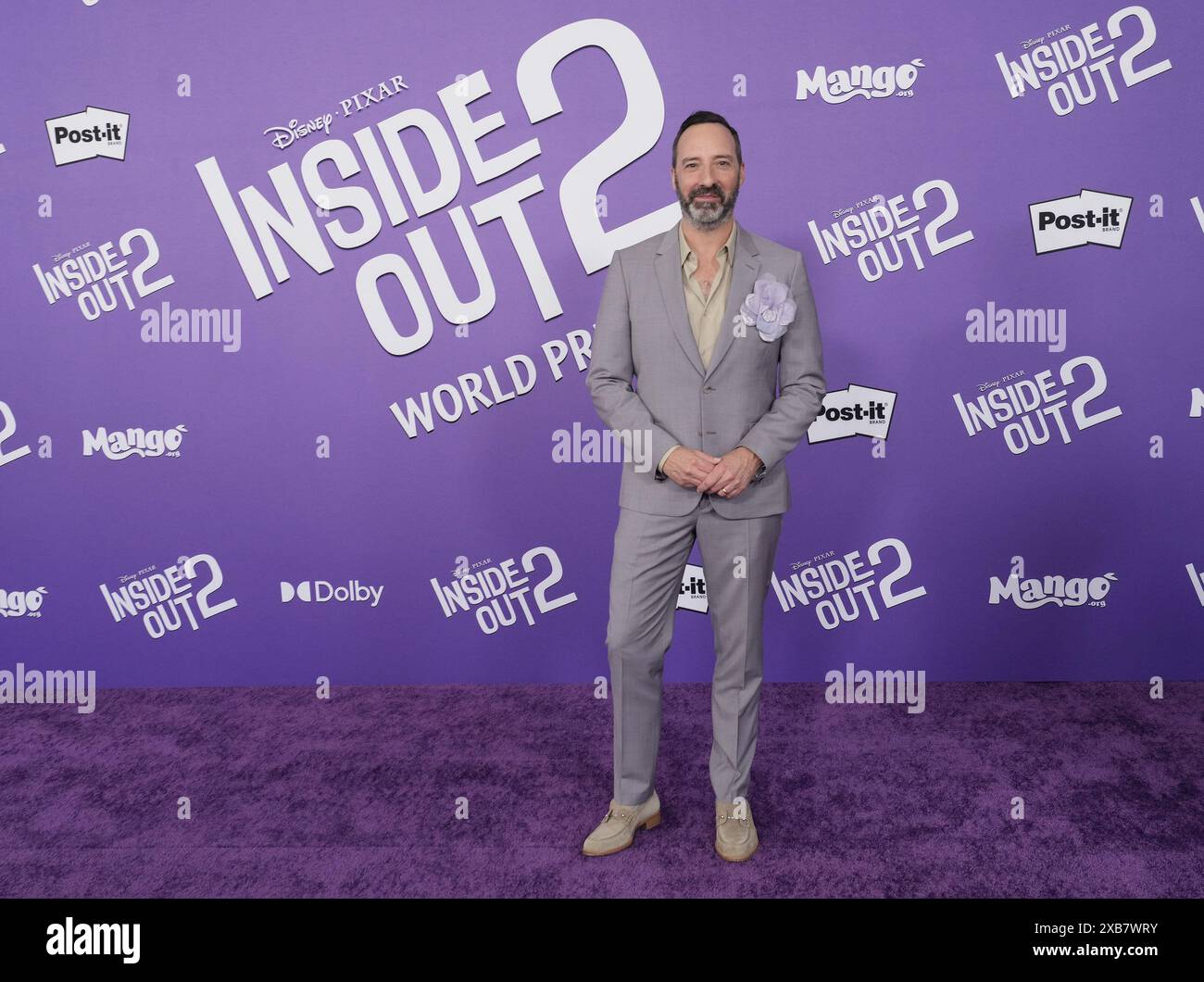 Tony Hale arrives at the Disney And Pixar's INSIDE OUT 2 World Premiere ...